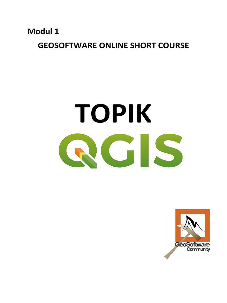 02 - Modul 1 - Pengenalan Menu Dan Perintah Dasar QGIS | PDF