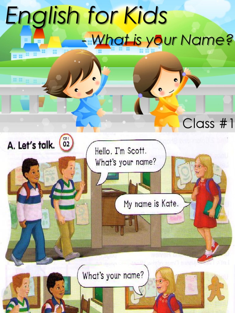 English For Kids CLASS 1 | PDF | Self-Improvement