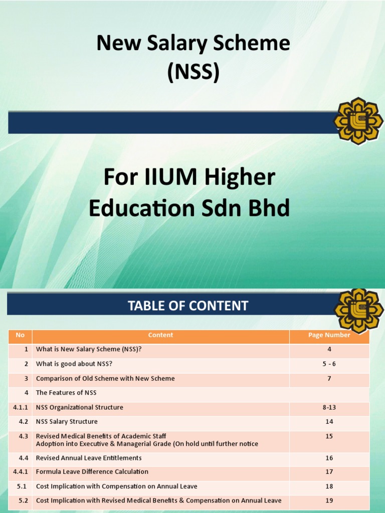 IIUM New Salary Scheme Overview | PDF | Lecturer | Academic Degree