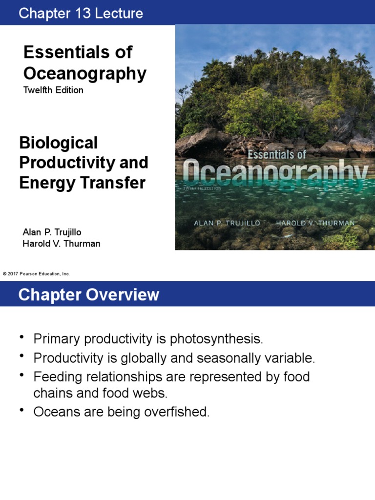 Essentials of Oceanography: Biological Productivity and Energy Transfer ...