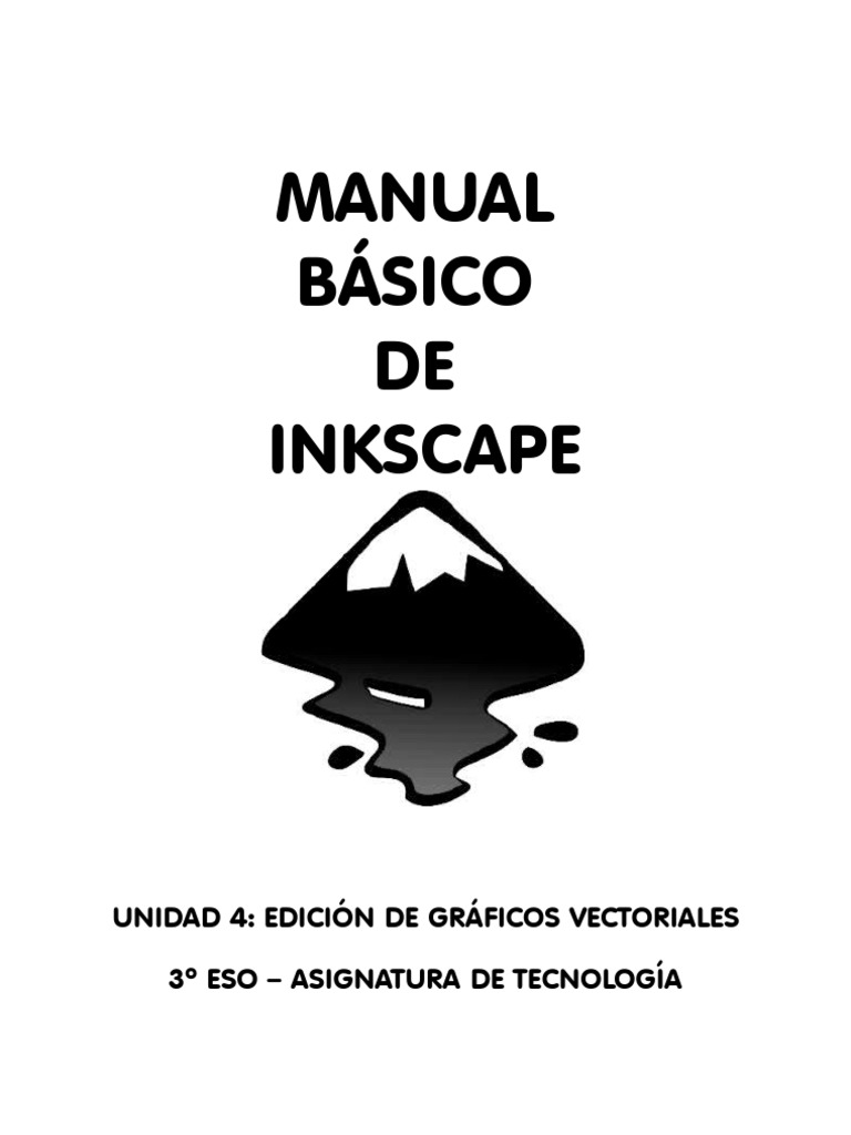 Manual Básico de Inkscape | PDF | Gráficos | Gráficos de computadora