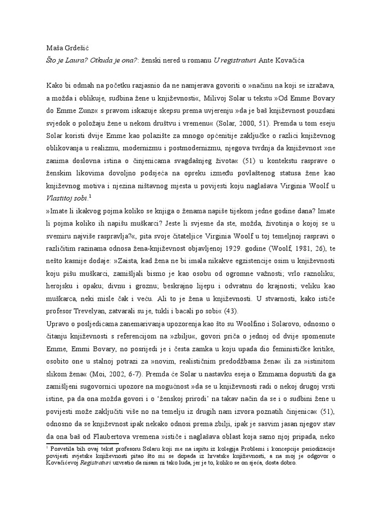 Laura U Registraturi | PDF