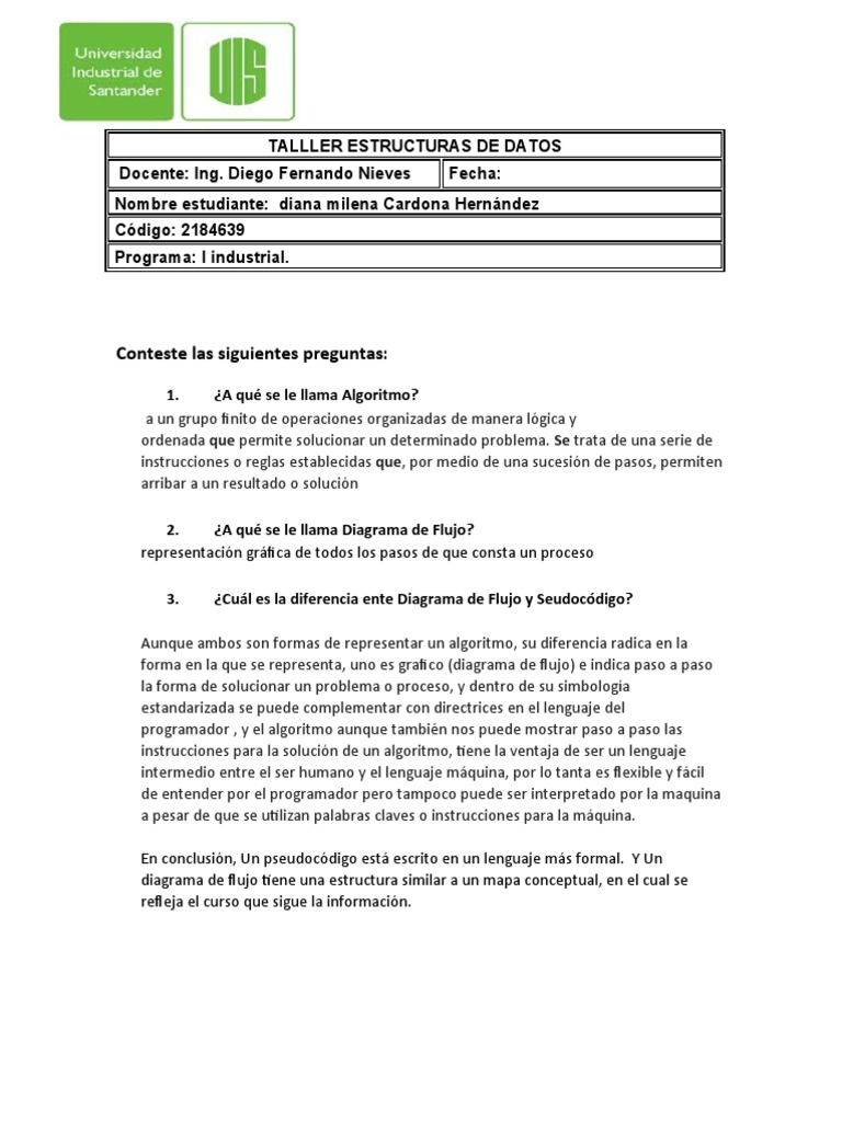 Talller Integrador C2 | PDF | Algoritmos | Lenguaje de programación