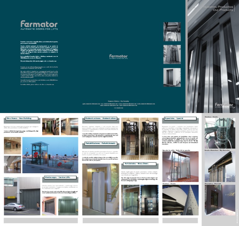 Products Fermator PDF | PDF | Science | Tecnología (general)