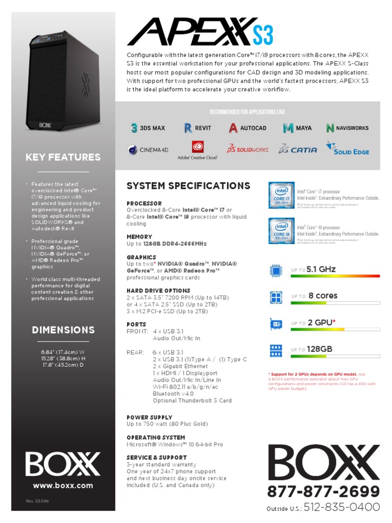 Key Features: System Specifications | PDF | Intel | Graphics Processing ...