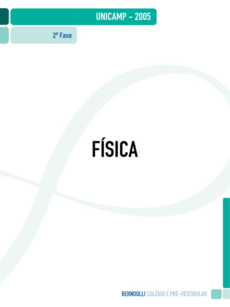 Exercícios UNICAMP | PDF | Elétron | Magnetismo