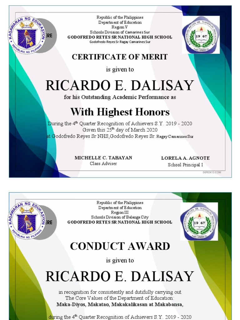 Ricardo E. Dalisay: With Highest Honors | PDF