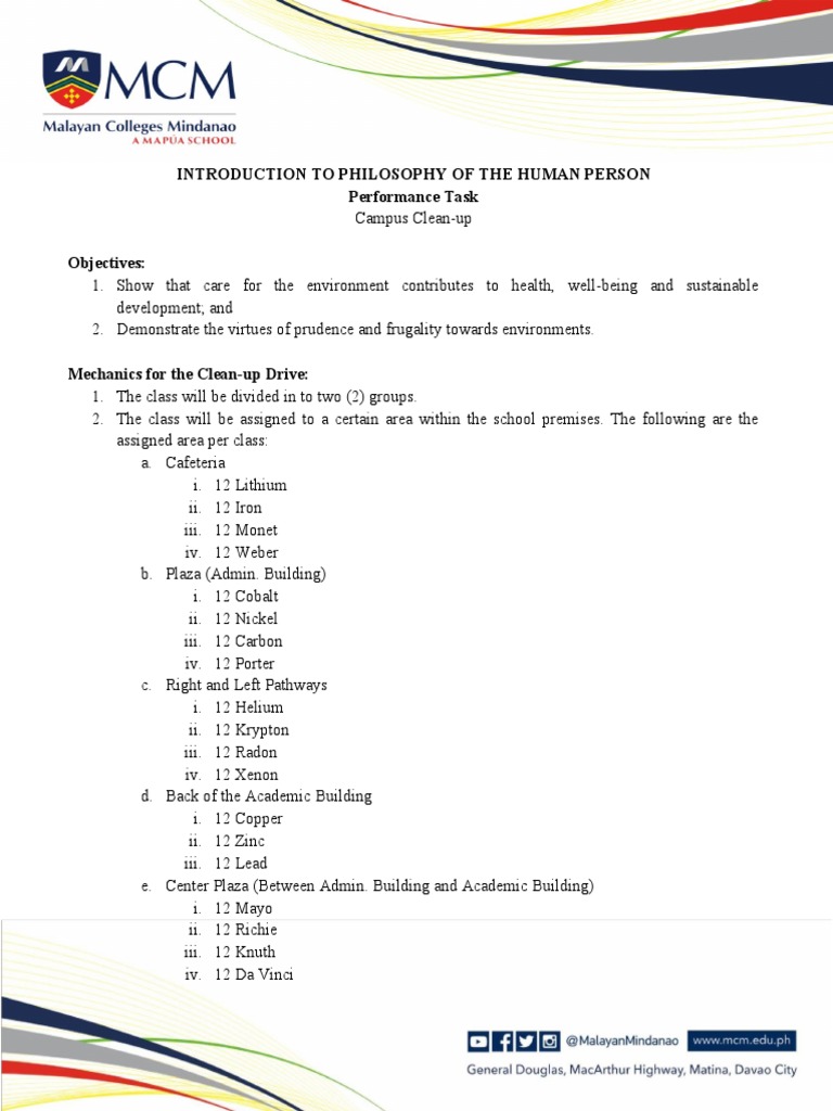 Philosophy 1st Quarter Performance Task - UPDATED | PDF