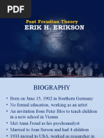 Erikson's Stages and Core Pathologies | PDF | Wellness