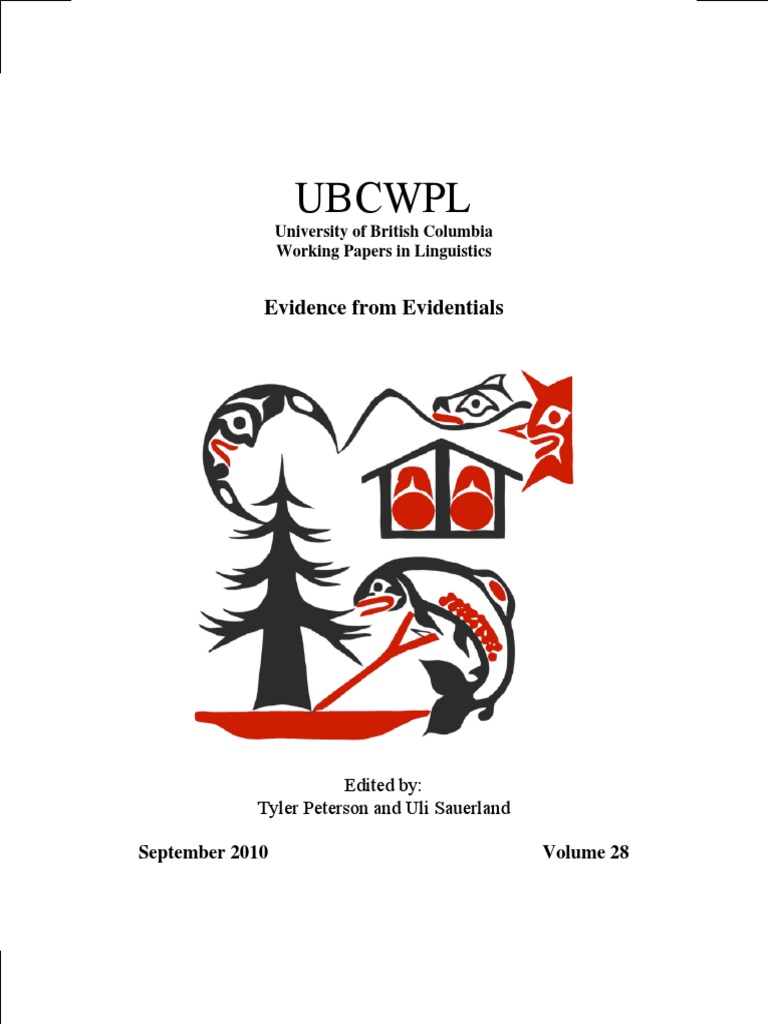 Evidence from Evidentials: An Introduction to the Study of ...