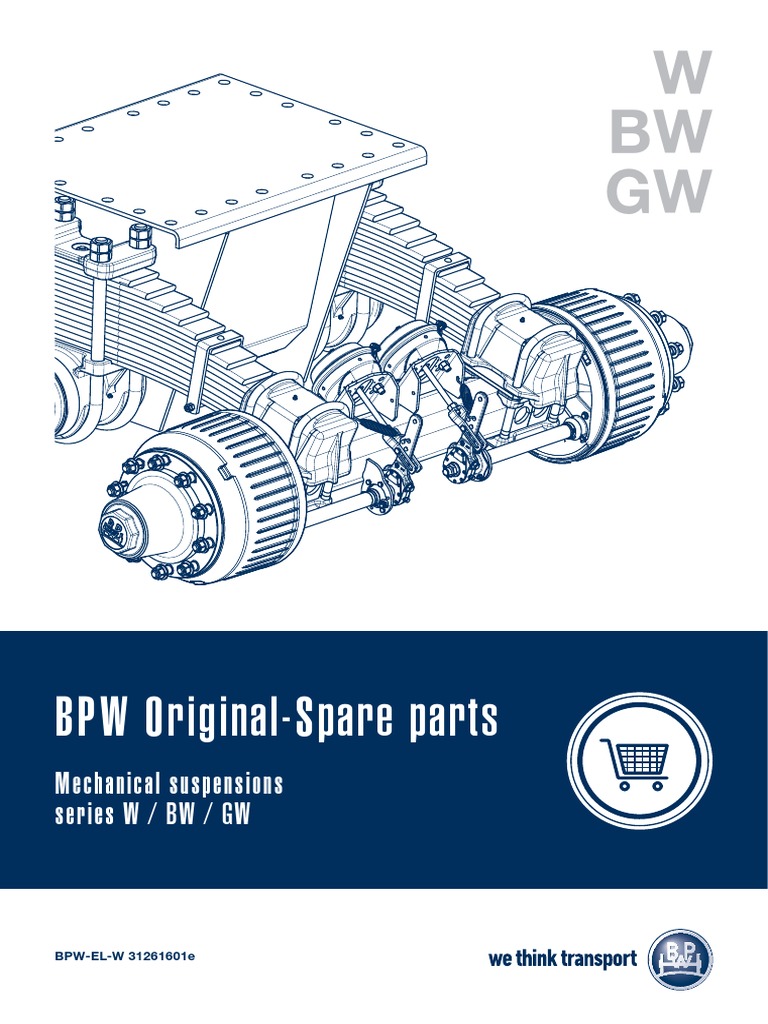 W BW GW: BPW Original-Spare Parts | PDF | Welding | Construction