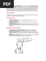 Definición y Tipos de Destreza | PDF | Pensamiento crítico | Toma de ...