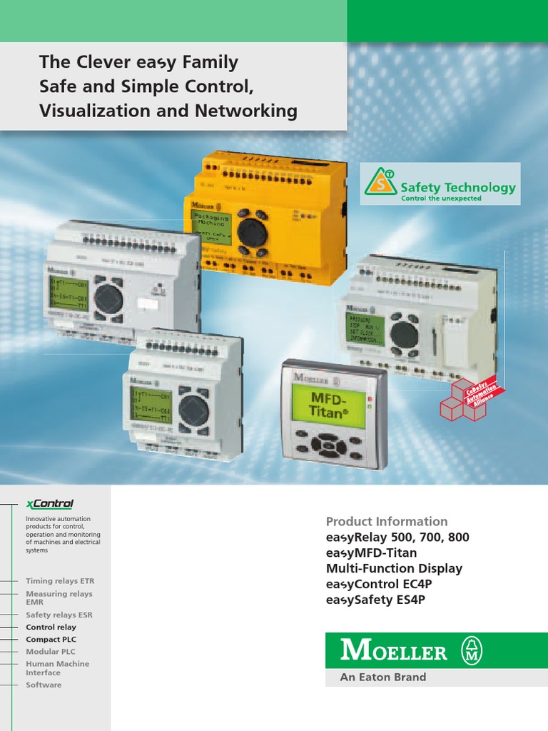 Documentacion Gama Easy | PDF | Programmable Logic Controller | Relay