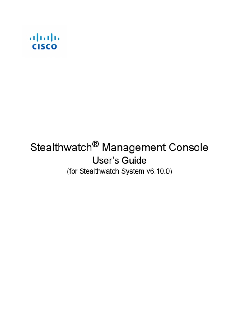 Stealthwatch-Study Guide | PDF | Radius | Computer Network