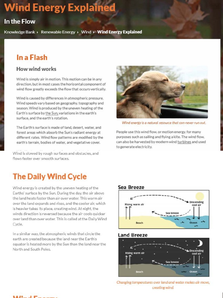 In A Flash: How Wind Works | PDF | Social Science | Home & Garden