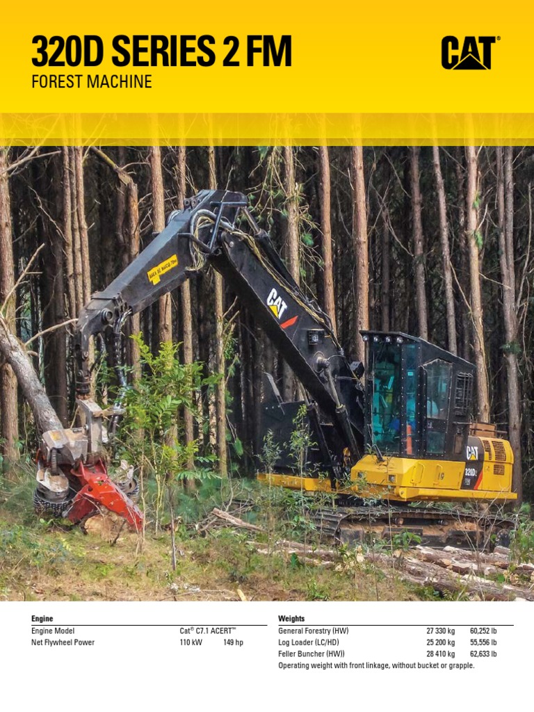 Cat 320 D2 FM | PDF | Horsepower | Engines