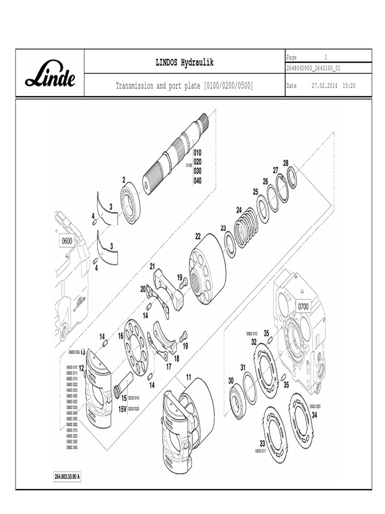 Linde Hydraulic Parts Catalog 2014 | PDF | Washer (Hardware) | Machines
