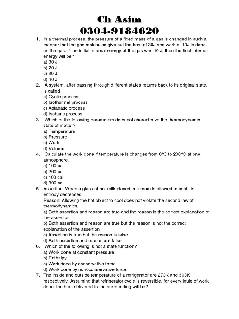 Heat And Thermodynamics Pdf Gases Heat