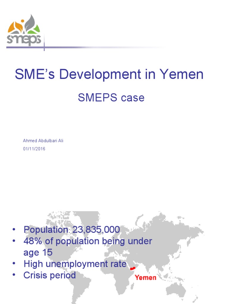 SME's Development in Yemen: SMEPS Case | PDF