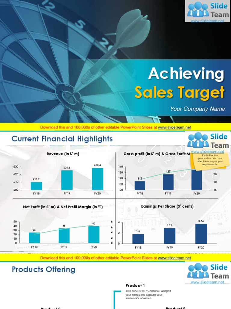Achieving: Sales Target | PDF | Chart | Economies