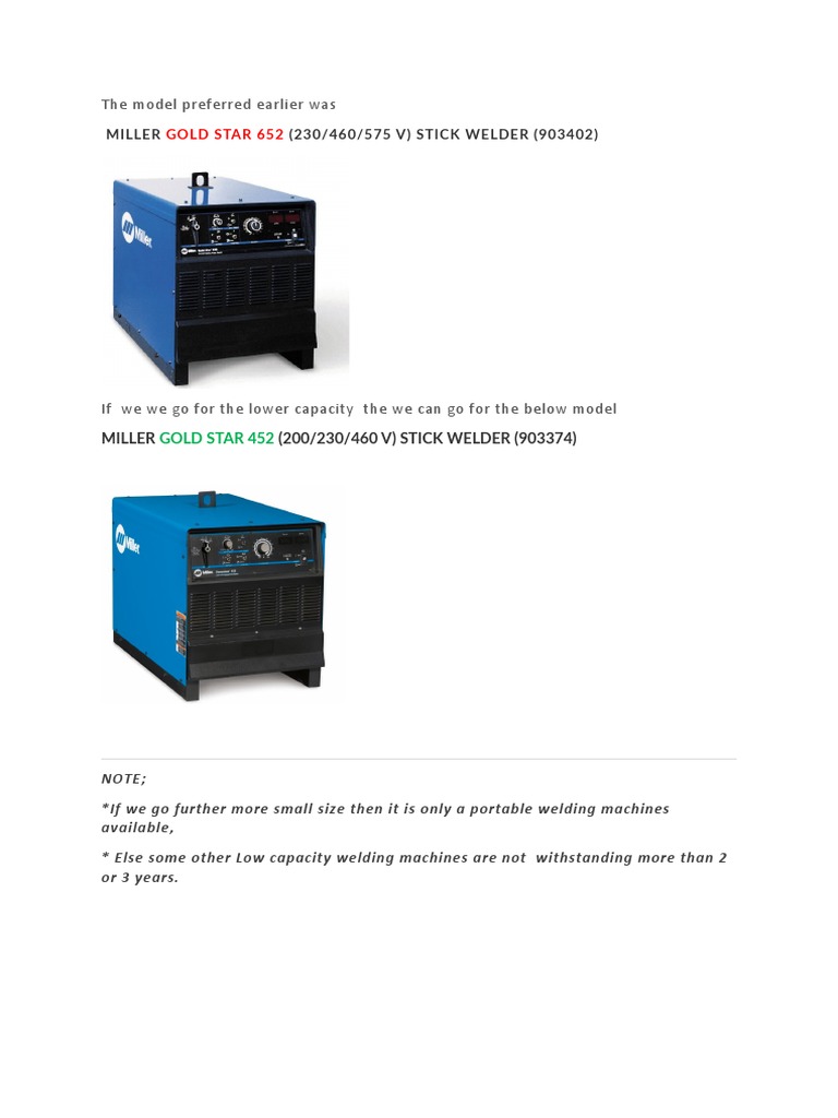 Basic Welding Machine | PDF