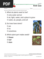 Worksheet - Parts of A Plant - Answer Key | PDF | Leaf | Plants