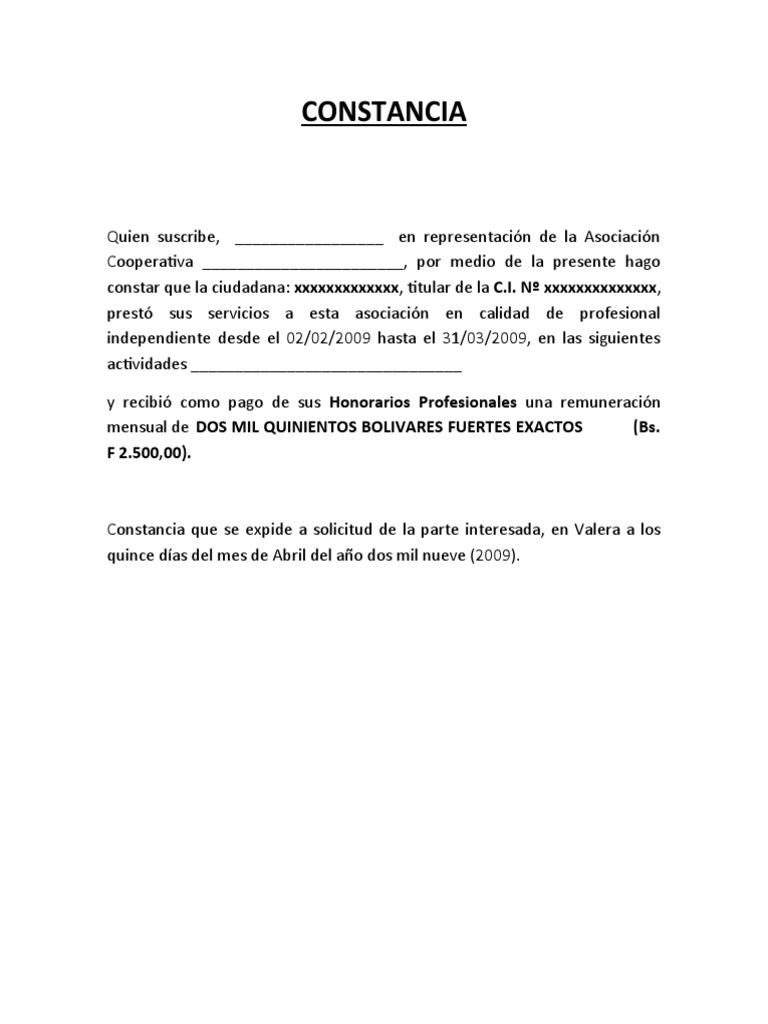 CONSTANCIA | PDF