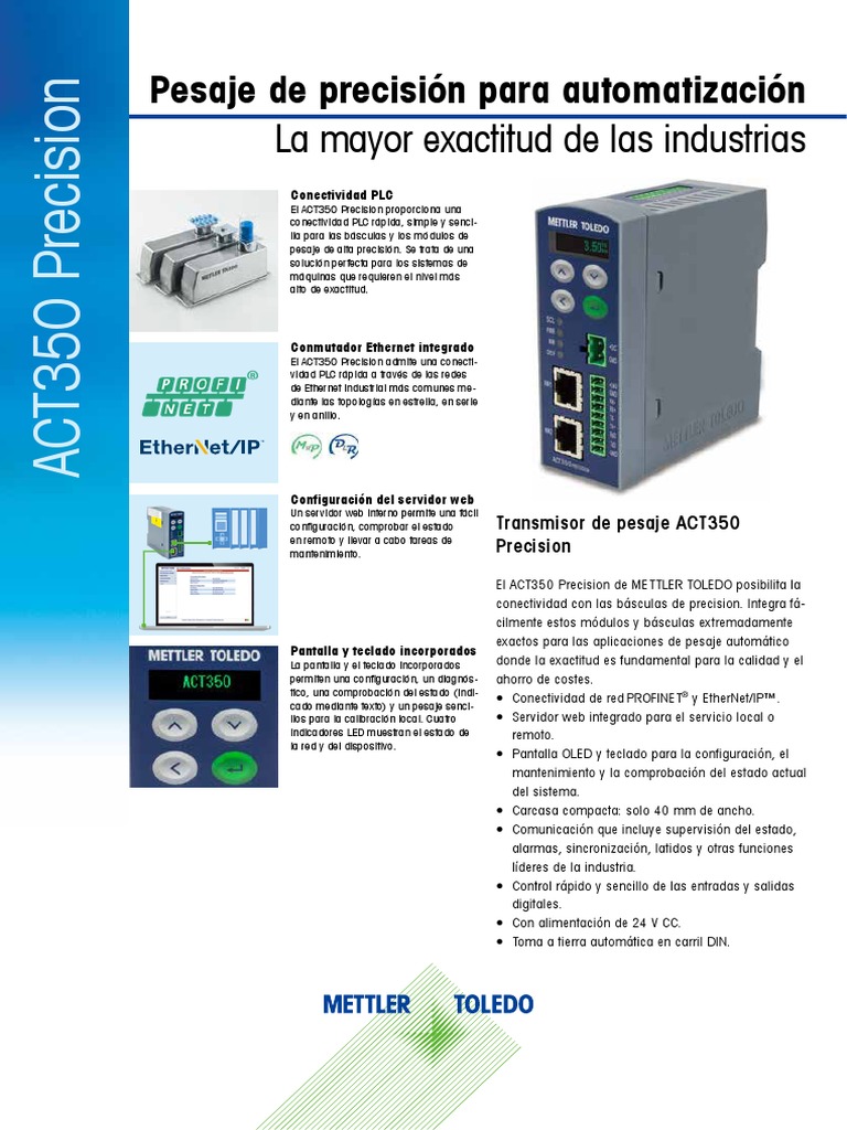 A MAR DS ACT350 Precision ES | PDF | Controlador lógico programable ...