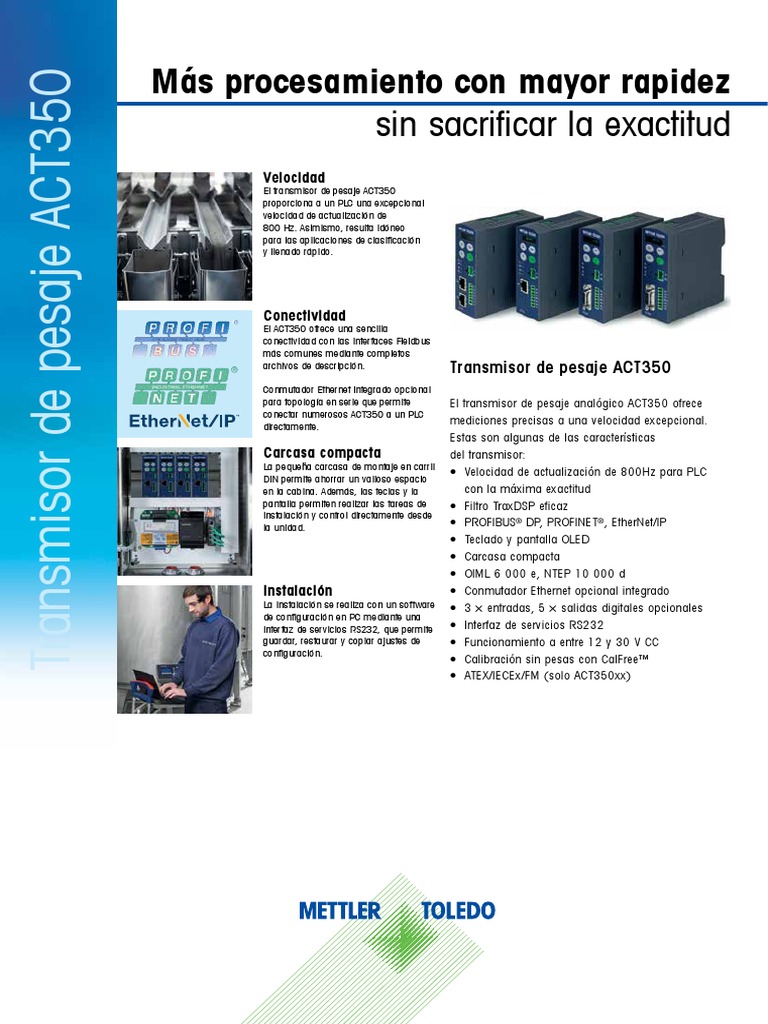 DS ACT350 ACT350xx Analog ES | PDF | Ingenieria Eléctrica | Informática