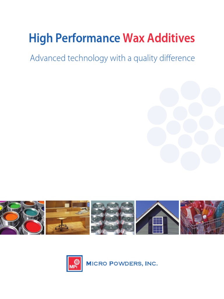High Performance: Wax Additives | PDF | Wax | Paint