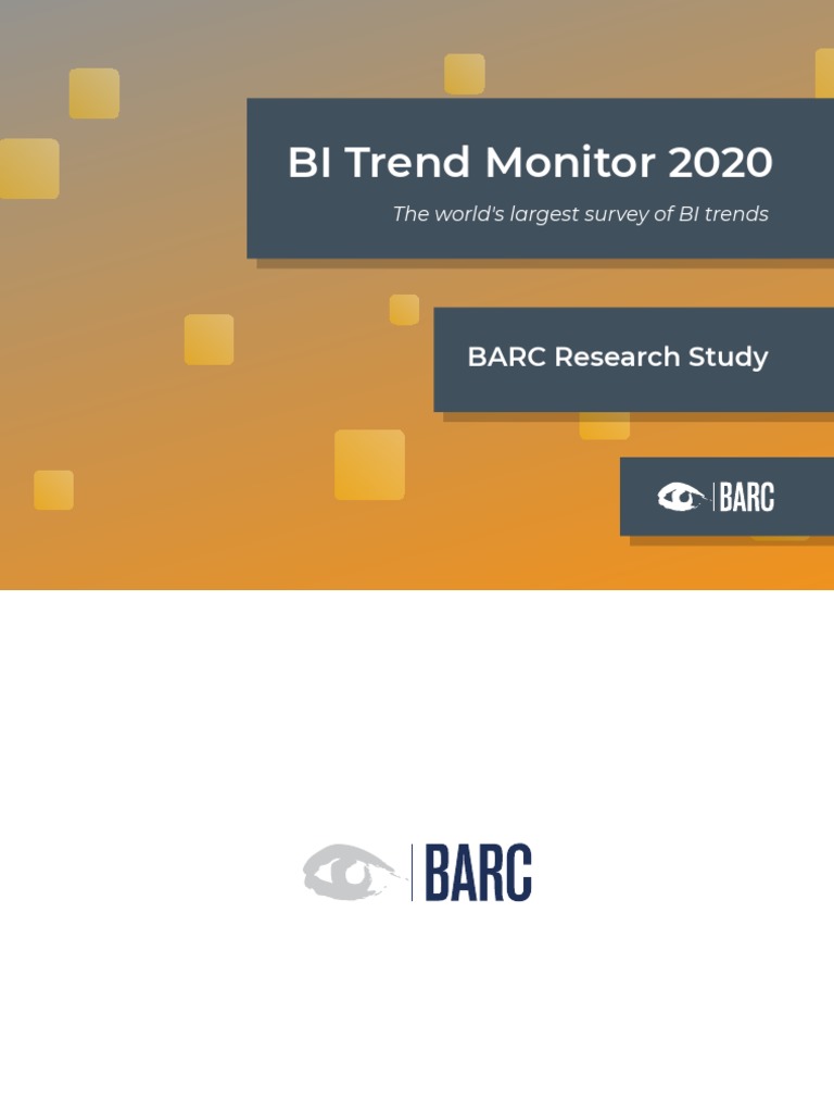Barc Bi Trend Monitor 2019-2 PDF | PDF | Analytics | Business Intelligence