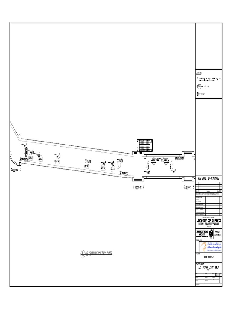 A.C Power Layout Plan Part-2 E: Legend | PDF