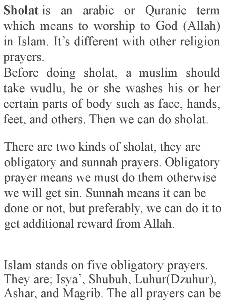 Descriptive Text About Islam | PDF