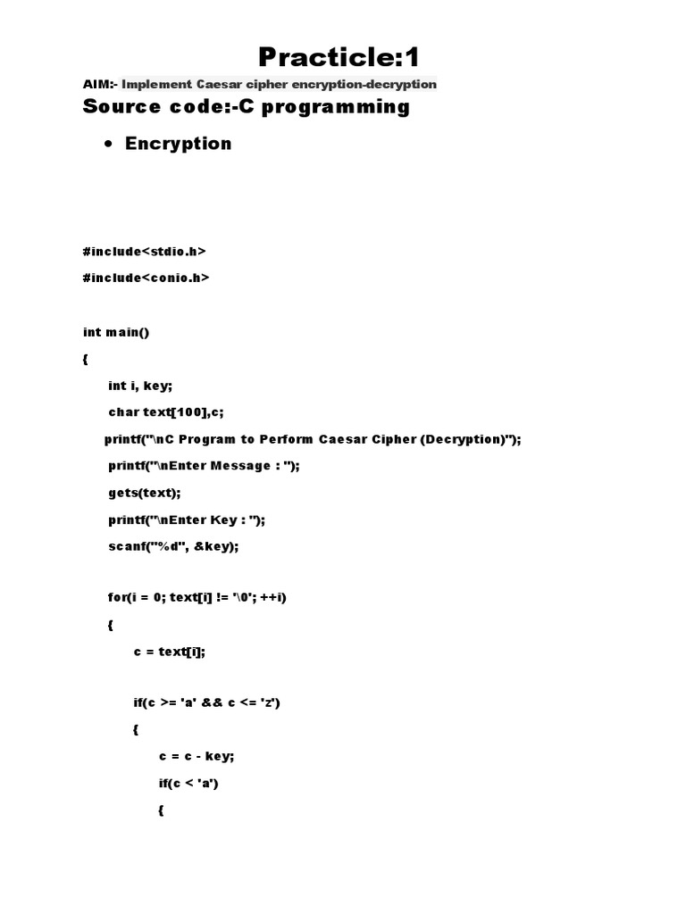 Practicle:1: Source Code:-C Programming | PDF | Computers
