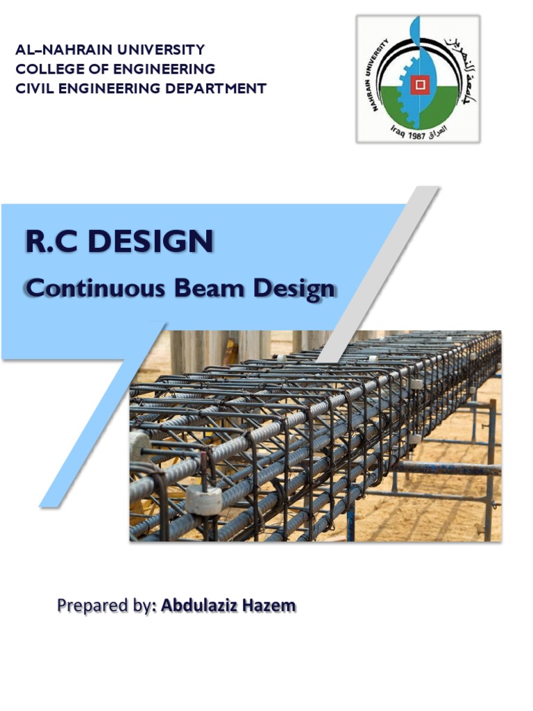 Design of Reinforced Concrete Continuous Beam: Analysis, Reinforcement ...