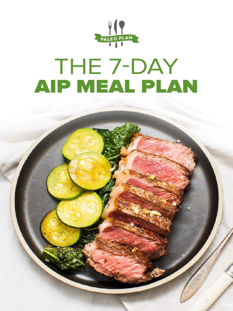 7-Day AIP Meal Plan - Compressed | PDF | Autoimmunity | Autoimmune Disease
