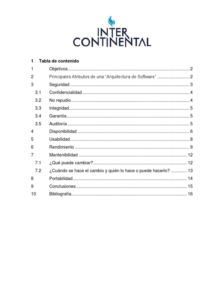 2 Documento de Apoyo Atributos de La Arquitectura de Software | PDF | Usabilidad | Usuario ...