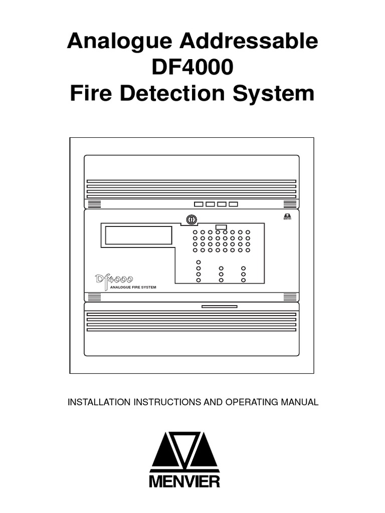 Analogue Addressable DF4000 Fire Detection System: Installation ...