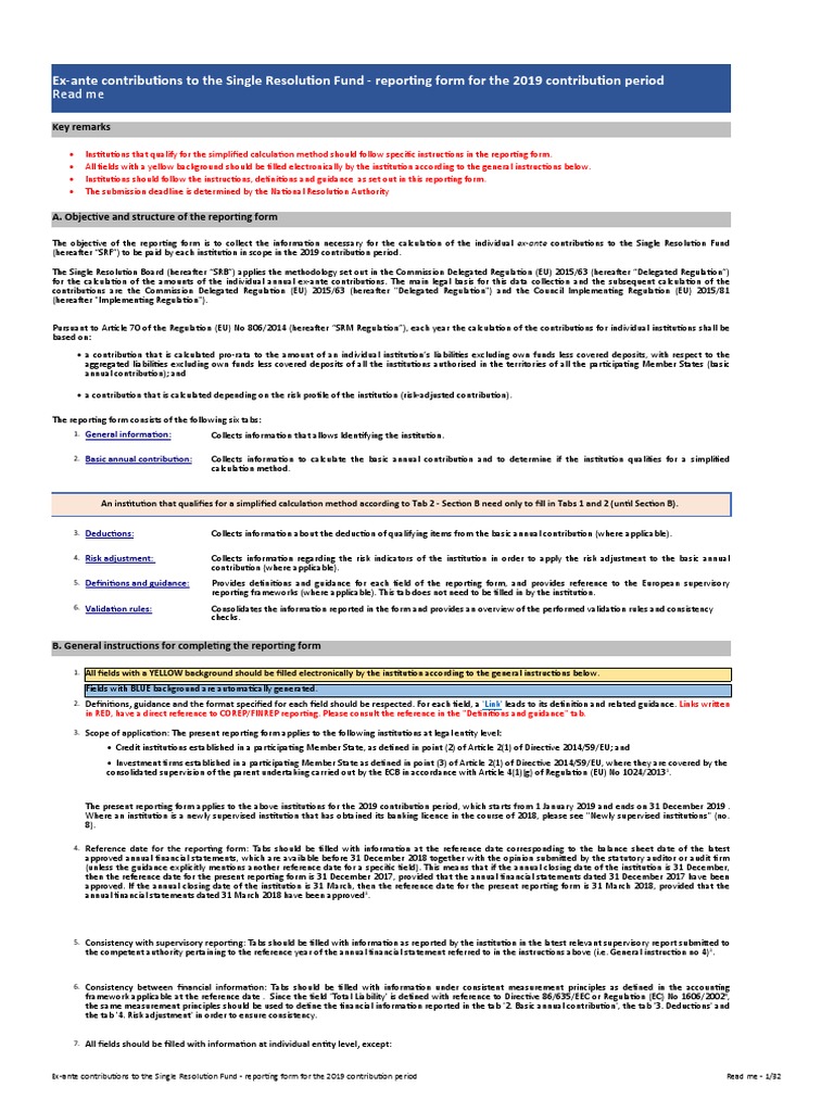 SRF Contribution Template 2019 EN - tcm46-378948 | PDF | Derivative ...