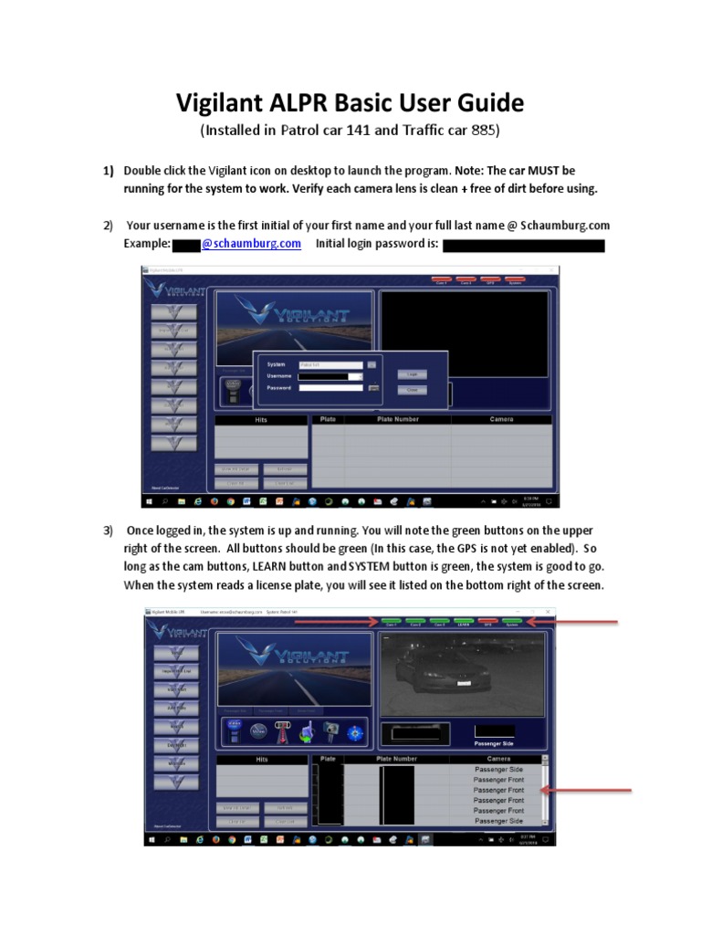 Schaumburg Vigilant ALPR Basic User Guide | PDF | Software | Computing