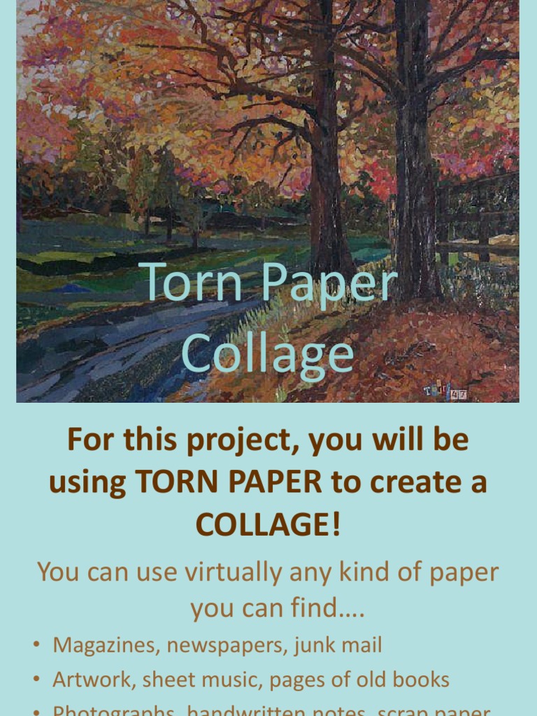 Torn Paper CollageWEB | PDF | Collage | Color