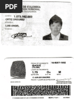 Cedula William | PDF