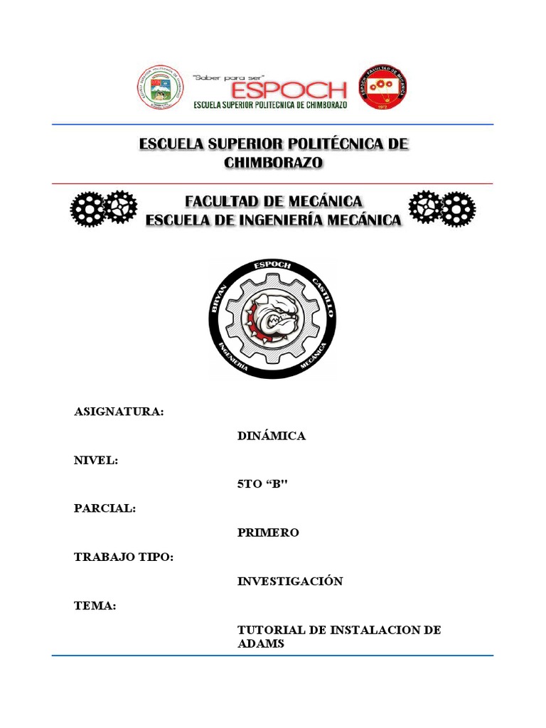 Grupo - 7 - Tutorial Adams | Descargar gratis PDF | Programa de computadora | Programación