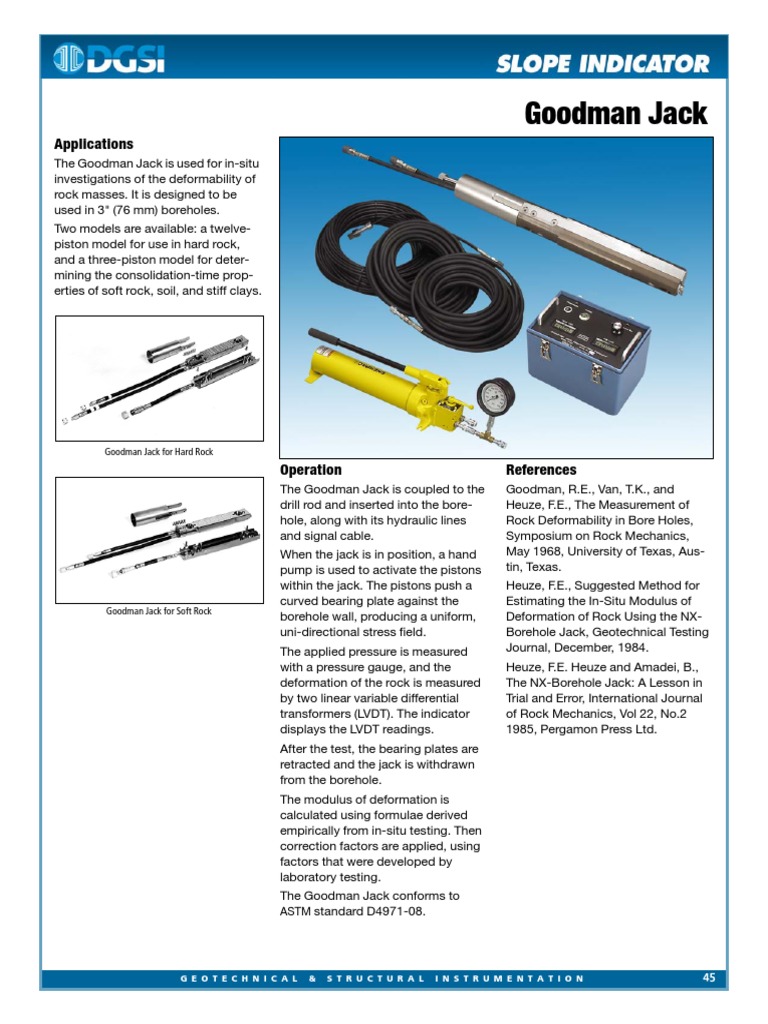 Goodman Jack Datasheet | PDF | Pounds Per Square Inch | Pressure