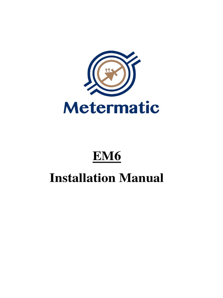 EM6 Installation Manual Overview | PDF | Electronic Engineering | Electrical Engineering