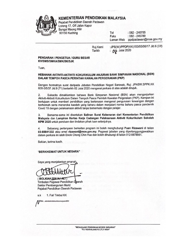 Aktiviti-Aktiviti KK Anjuran BSN | PDF