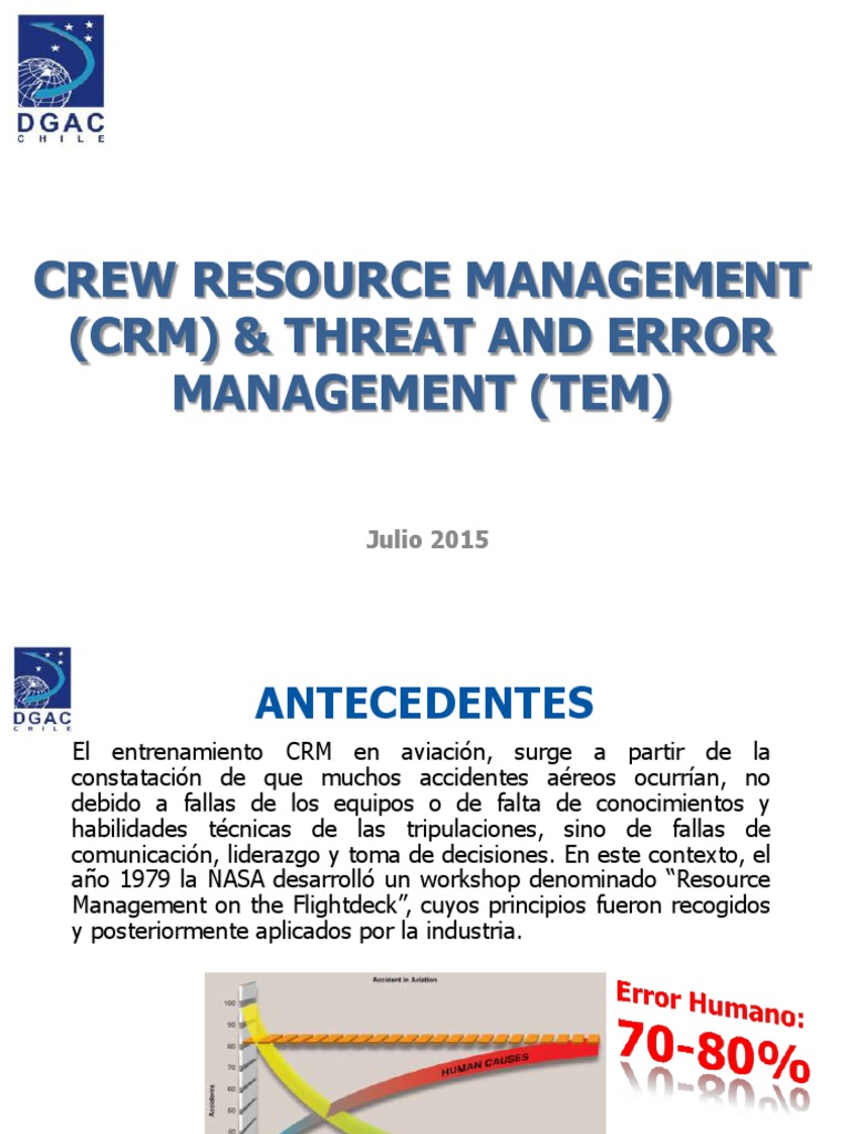 CRM Tem-20150709 | PDF | Aviación | Liderazgo