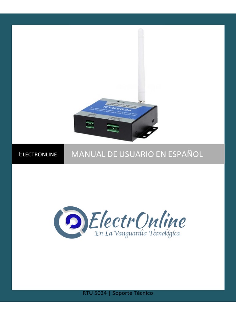 Manual Rtu5024 En Español Pdf Pdf Relé Contraseña