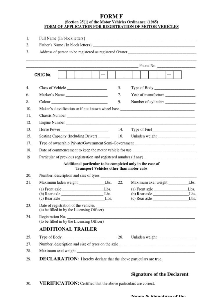 Form F | PDF