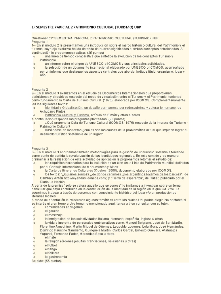 Gestión Sostenible del Patrimonio Cultural | PDF | Turismo